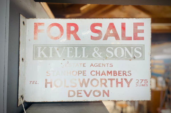 Kivell & Sons Enamel Sign - Stax Reclamation