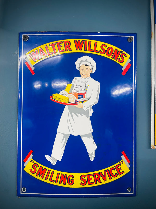Walter Wilsons Enamel Sign - Stax Reclamation